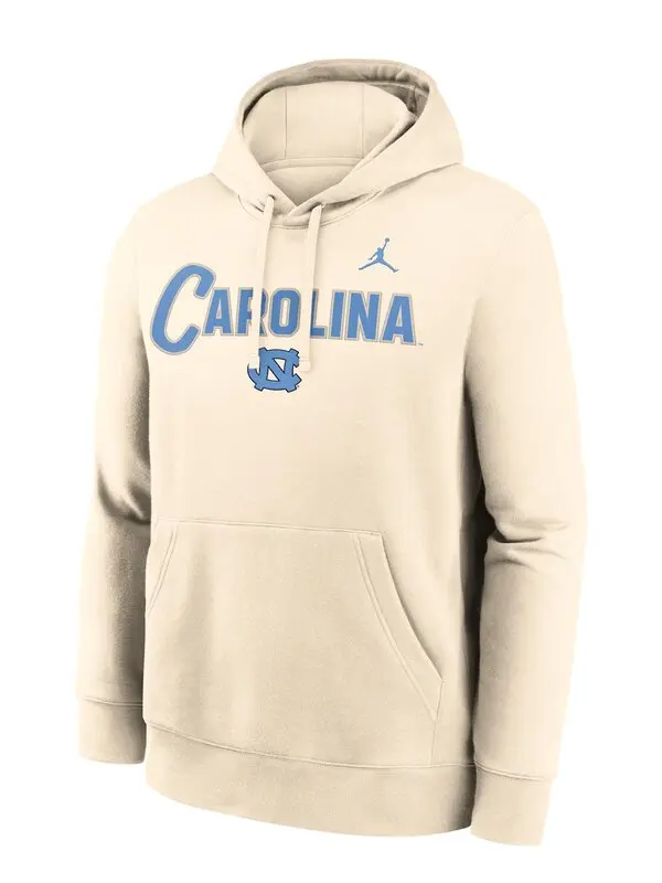 JORDAN North Carolina Primetime Club College Pullover Hoodie - White