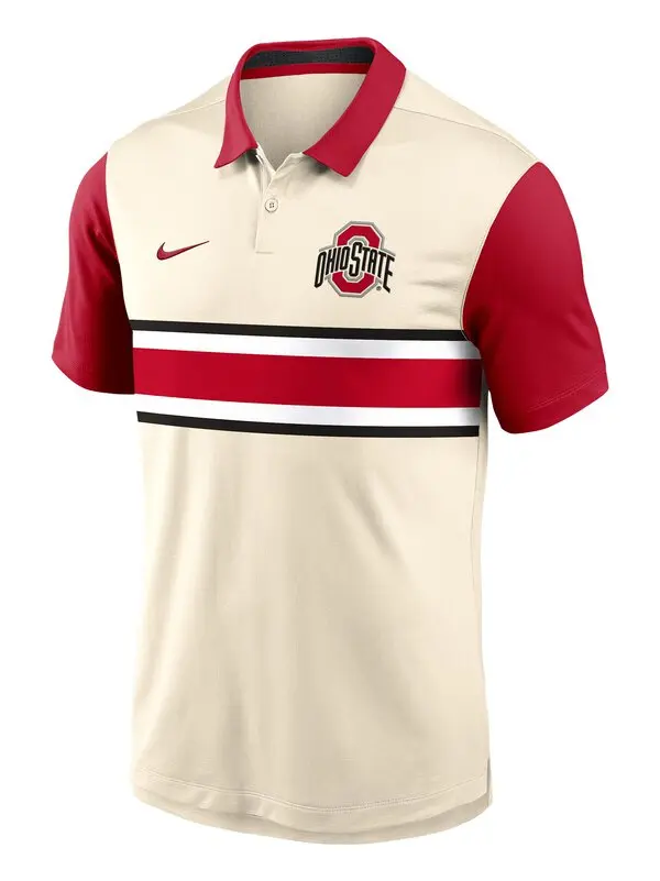 Nike Ohio State Vapor Primary Logo Dri-fit College Polo - Brown