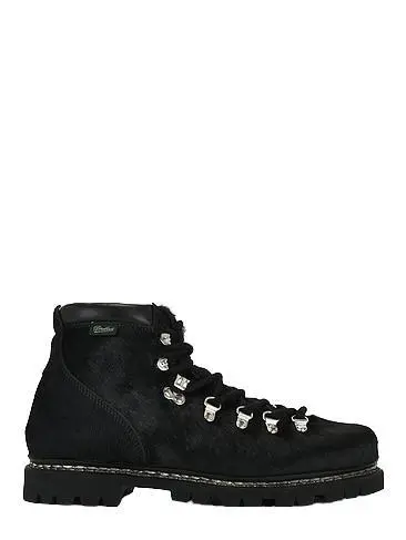 Junya Watanabe Hair On Hide Lace-up Boots - Black