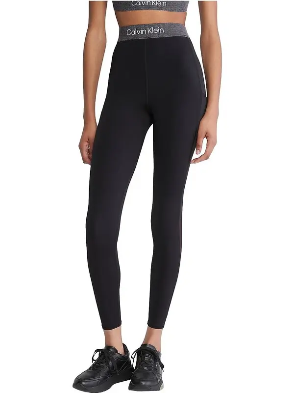 Calvin Klein Sport High Waist 7/8 Leggings - Black Beauty