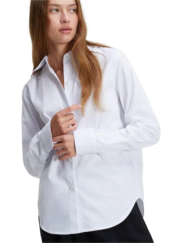 Calvin Klein Pure Poplin Shirt - Brilliant White
