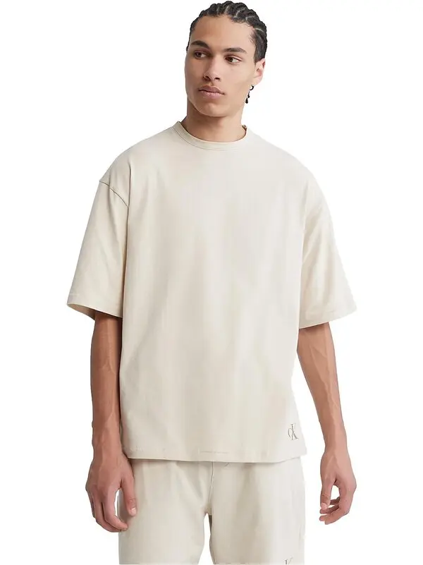 Calvin Klein Flex Lounge Crewneck T-shirt - Mudstone