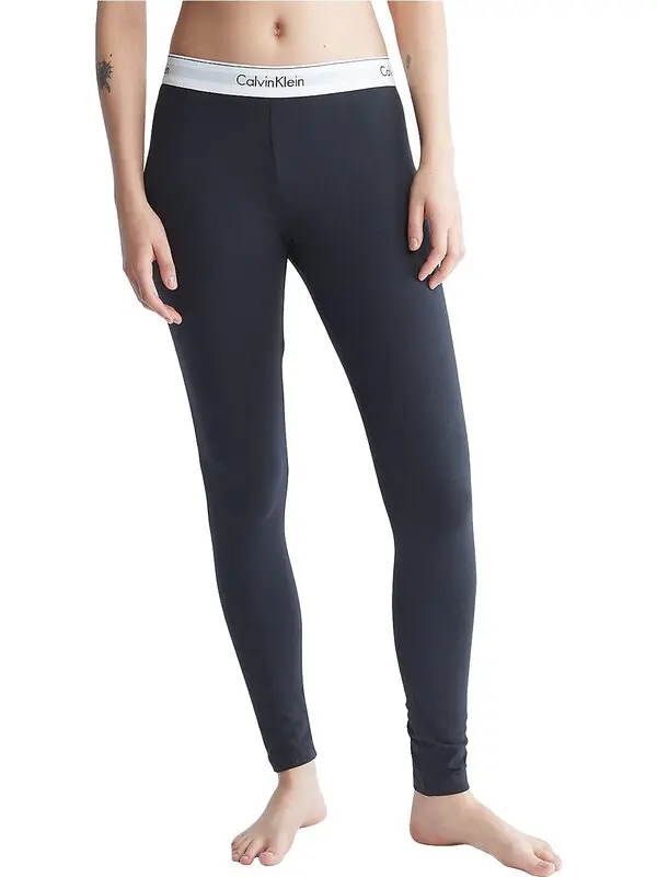 Calvin Klein Icon Cotton Modal Lounge Leggings - Black