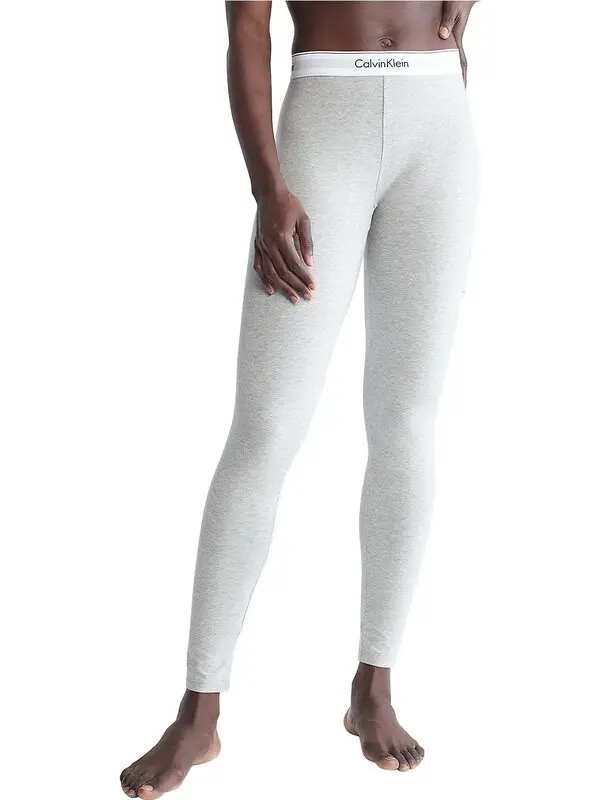 Calvin Klein Icon Cotton Modal Lounge Leggings - Grey Heather