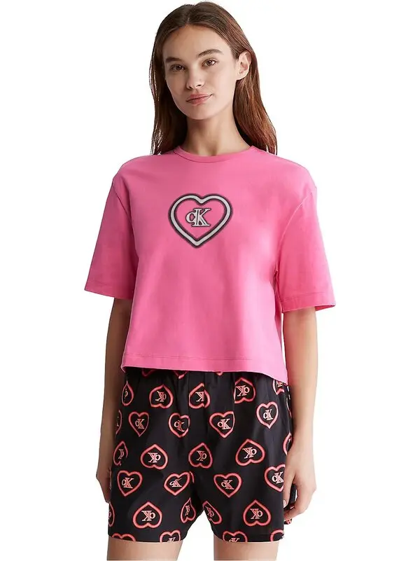 Calvin Klein 1996 V-day Lounge T-shirt - Carmine Rose