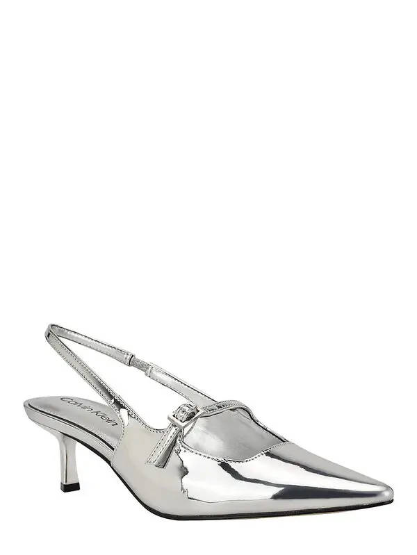 Calvin Klein Kallien Heel - Silver