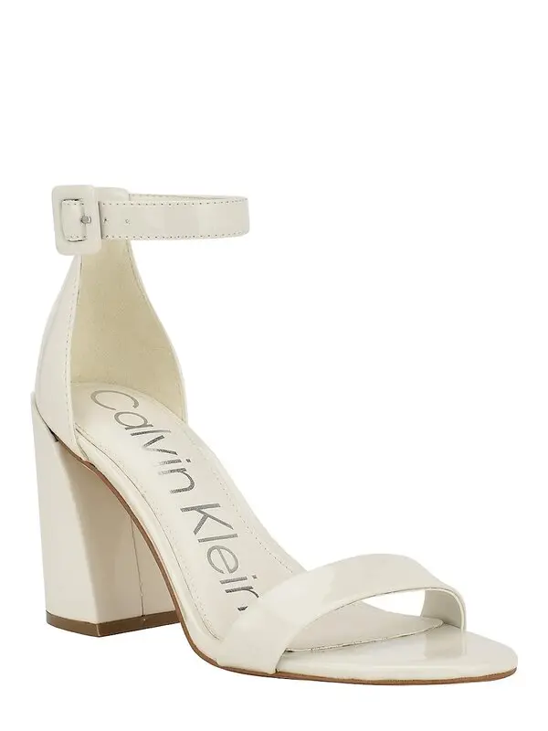 Calvin Klein Marle High Heel Sandals - Milk