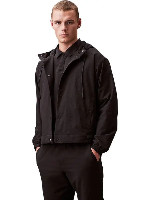 Calvin Klein Future Icon Windbreaker Jacket - Black Beauty
