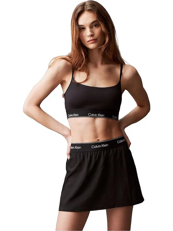 Calvin Klein Modern Sport Low Impact Sports Bra - Black