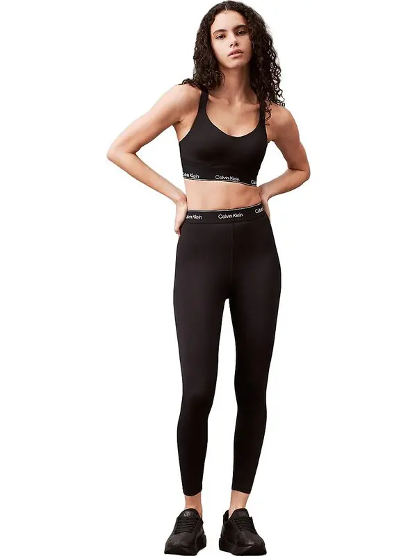 Calvin Klein Modern Sport High Impact Sports Bra - Black
