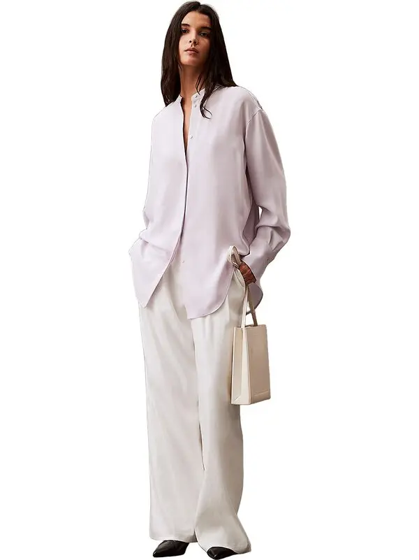 Calvin Klein Drape Shirt - Orchid Hush