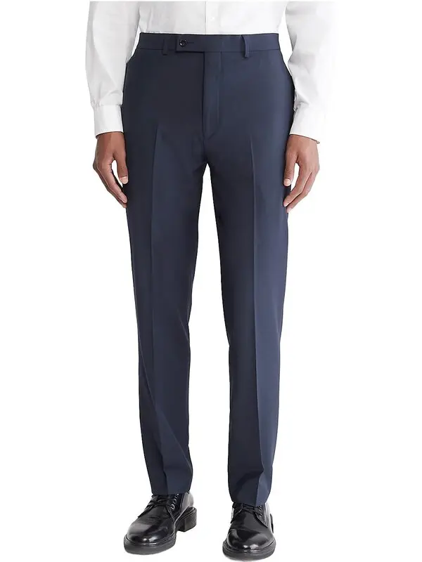 Calvin Klein Slim Fit Suit Pants - Navy