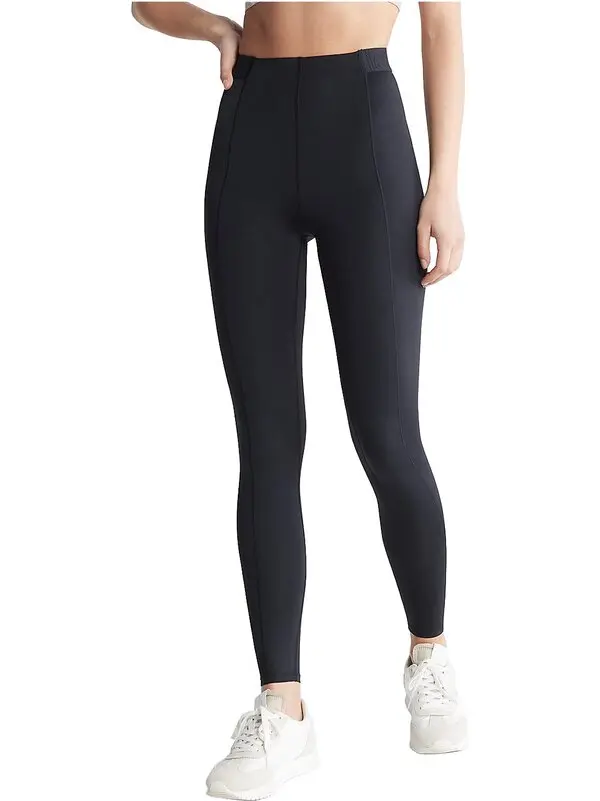 Calvin Klein Sport Effect High Waist 7/8 Leggings - Black Beauty