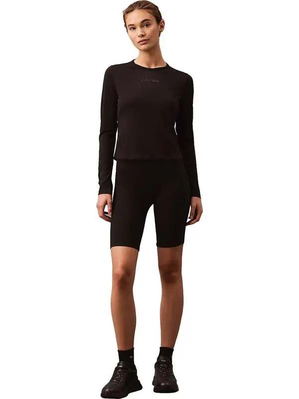 Calvin Klein Modern Sport Long Sleeve T-shirt - Black Beauty