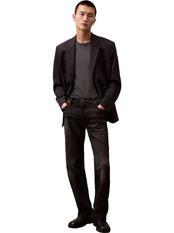 Calvin Klein Relaxed Cotton Cashmere Jean - Midnight Stone
