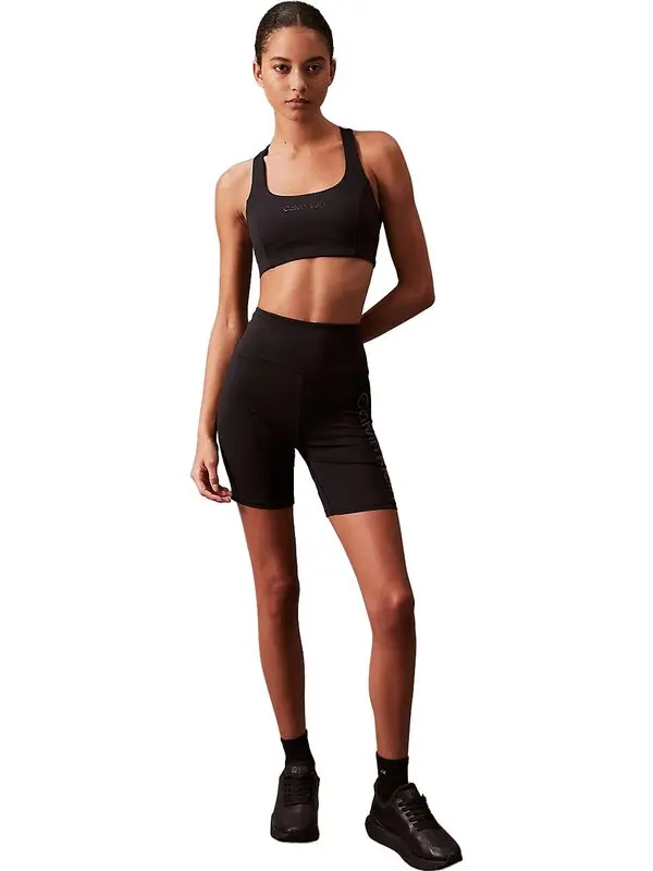 Calvin Klein Modern Sport High-waist Bike Shorts - Black Beauty