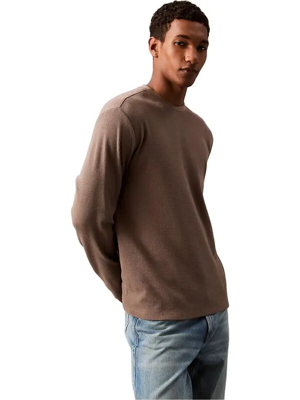 Calvin Klein Waffle Crewneck T-shirt - Falcom
