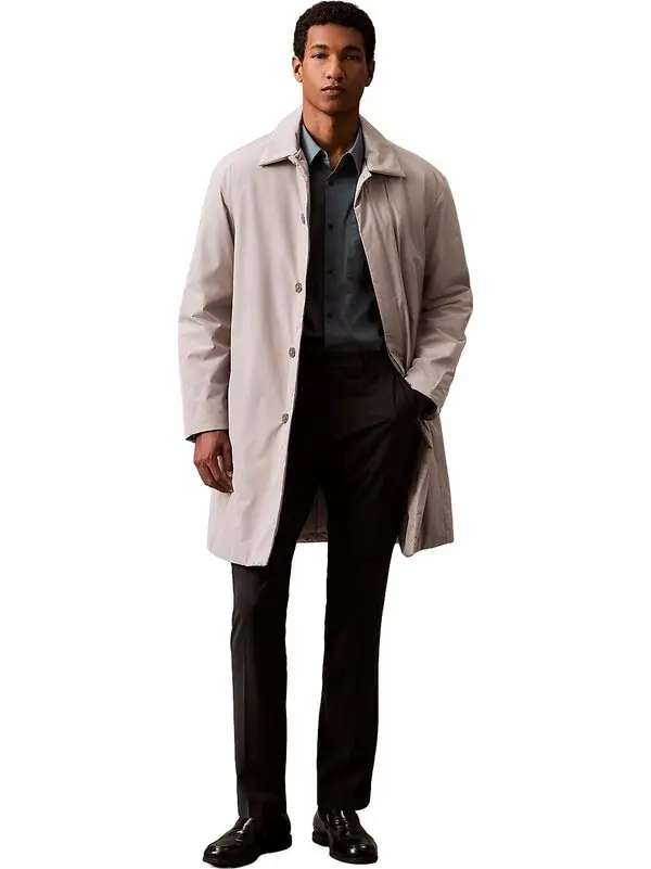 Calvin Klein Tech Car Coat - Flint Gray