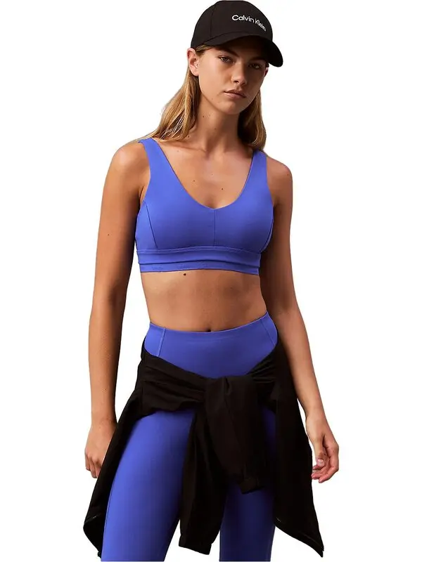 Calvin Klein Performance Embrace Low Impact Sports Bra - Dazzling Blue