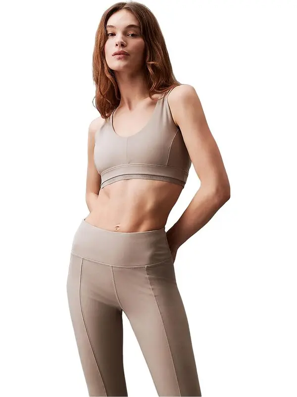 Calvin Klein Performance Embrace Low Impact Sports Bra - Moonrock