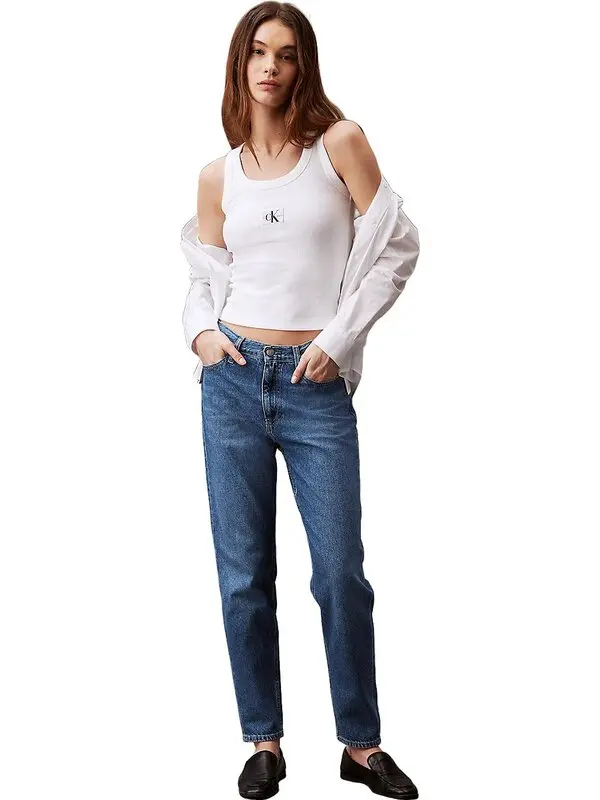 Calvin Klein Mom Fit Jeans - Dark Denim