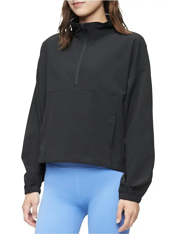 Calvin Klein Performance 1/2 Zip Pullover Jacket - Black