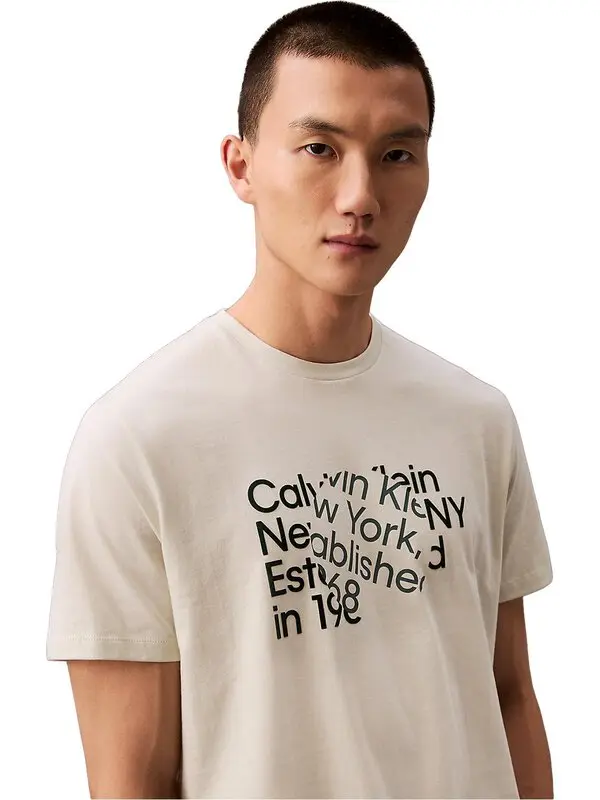 Calvin Klein Established 1968 Logo Graphic Classic T-shirt - Green Tint