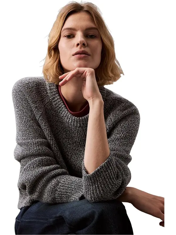 Calvin Klein Relaxed Fit Sweater - Stormy Weather