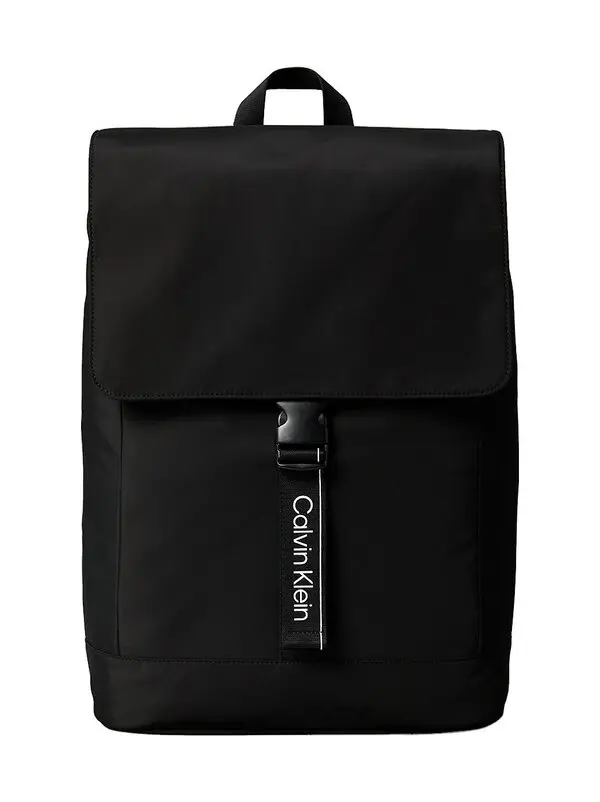 Calvin Klein Flap Backpack - Black