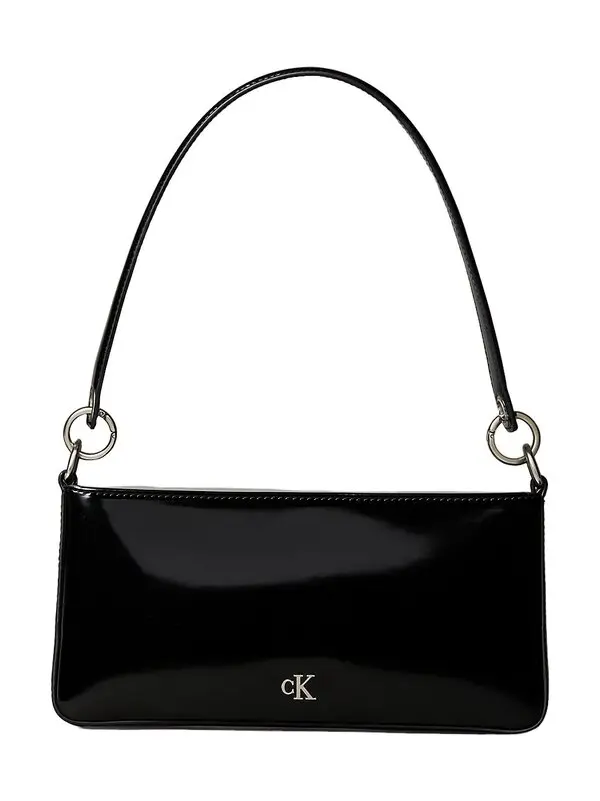 Calvin Klein Minimal Monogram Shoulder Bag - Black