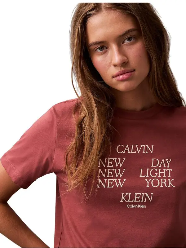 Calvin Klein Classic Crewneck T-shirt - Apple Butter