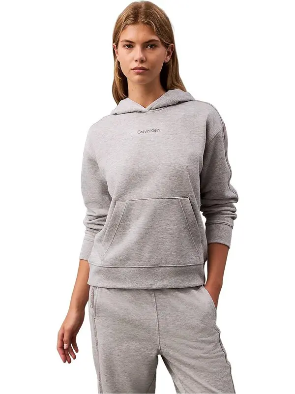 Calvin Klein Tape Hoodie - Medium Gray Heather