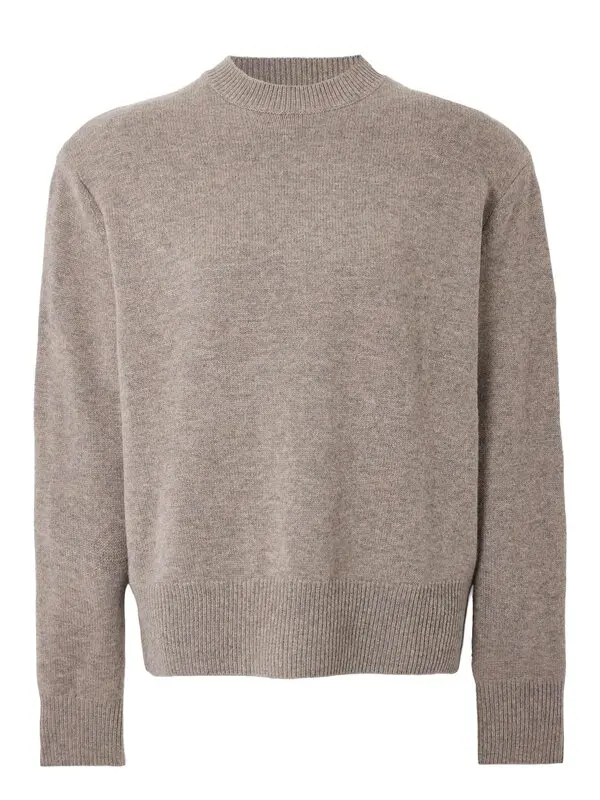 THE FRANKIE SHOP Rafaela Oversized Wool And Cashmere-blend Sweater - Taupe
