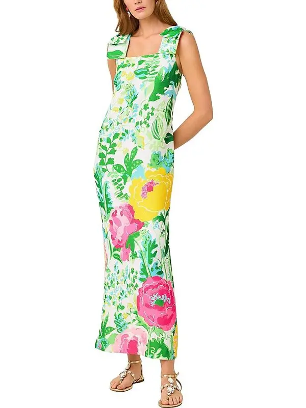Lilly Pulitzer® Bernice Maxi Dress - Multi Poppy Party