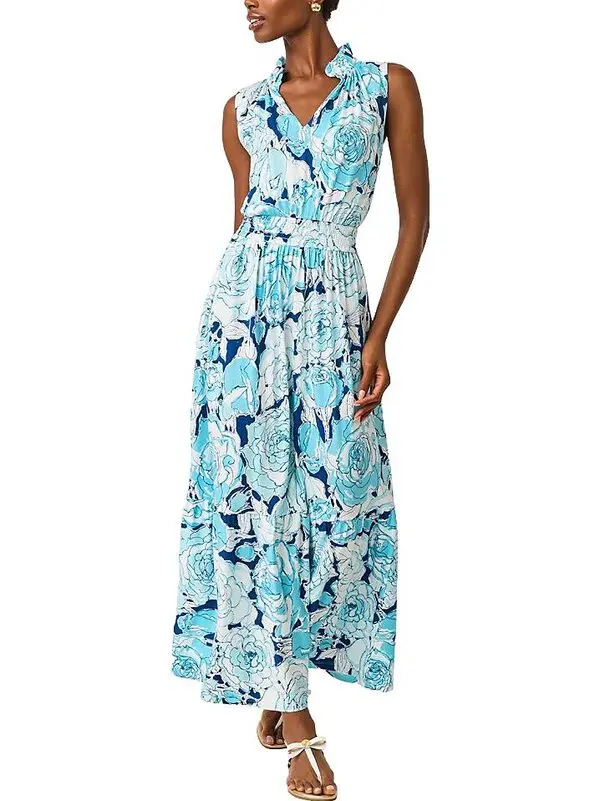 Lilly Pulitzer® Amiria Maxi Dress - Capri Blue Rosanna