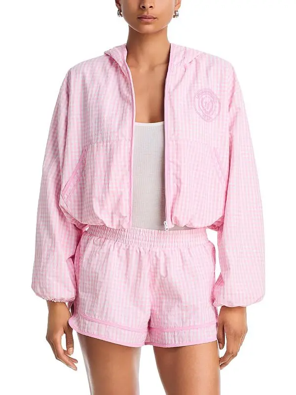 LoveShackFancy Kariana Hoodie - Tickled Pink
