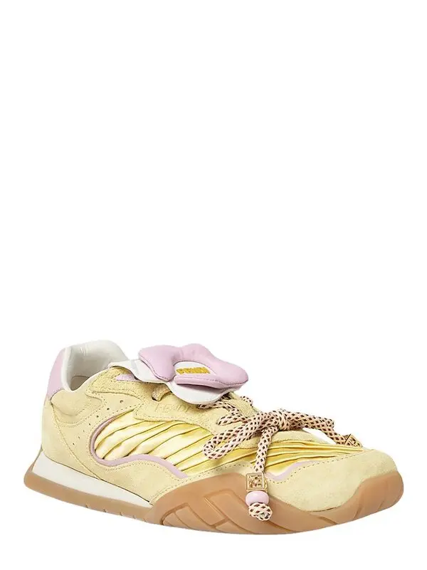 Fendi Wave Pulse Sneakers - Yellow/pink