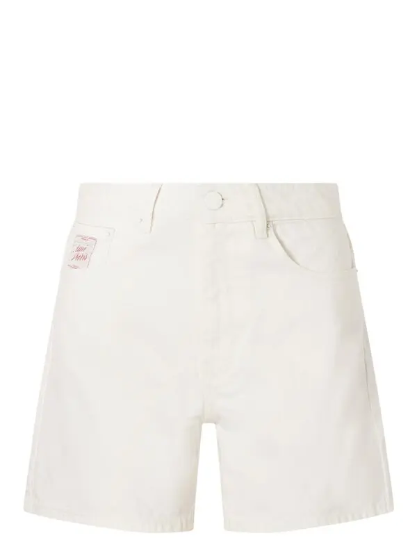 AMI Paris Denim Shorts - Neutrals