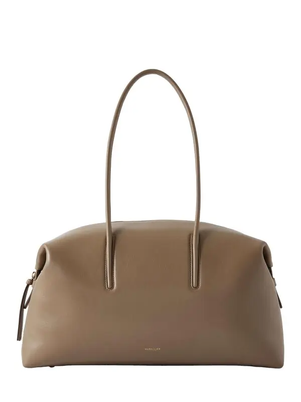 DEMELLIER Stockholm Leather Tote - Beige