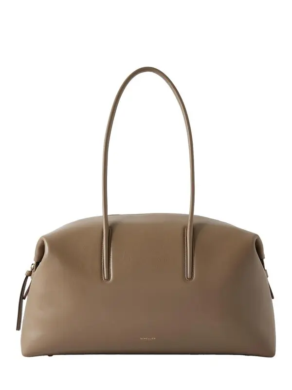 DEMELLIER Stockholm Leather Tote - Neutrals