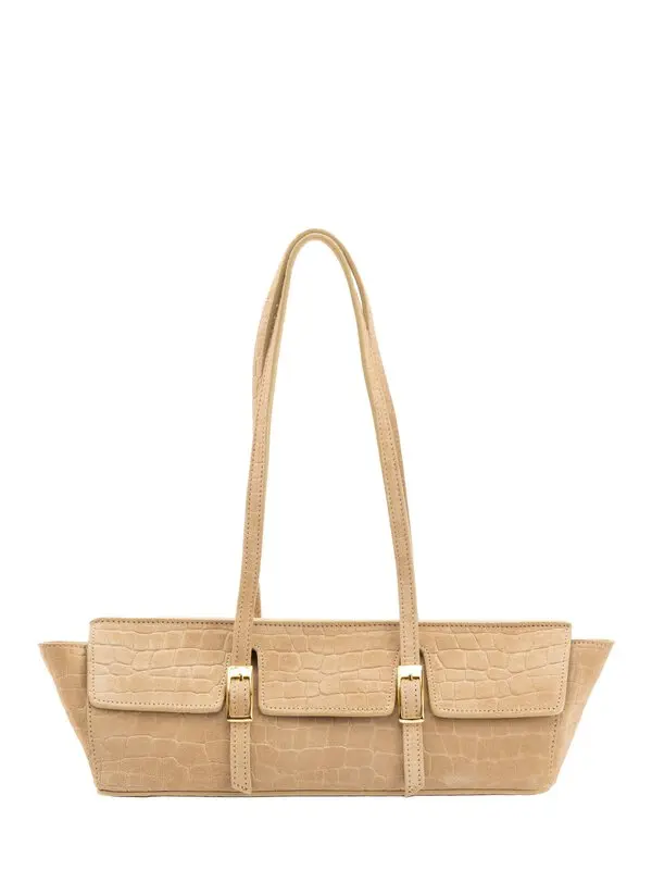 ELLEME Le Bateau Croco Suede - Beige