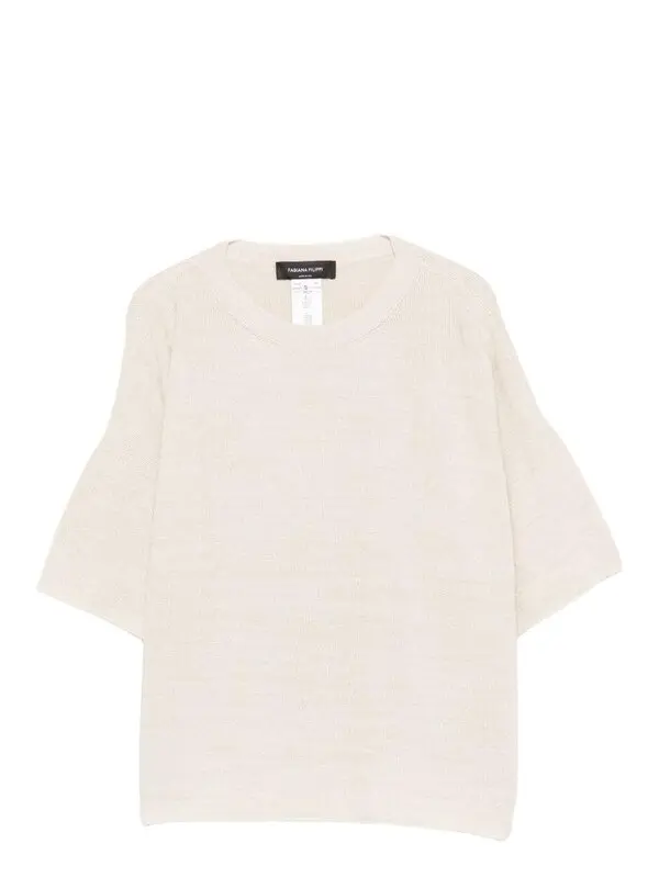 Fabiana Filippi Cotton Blend T-shirt - White
