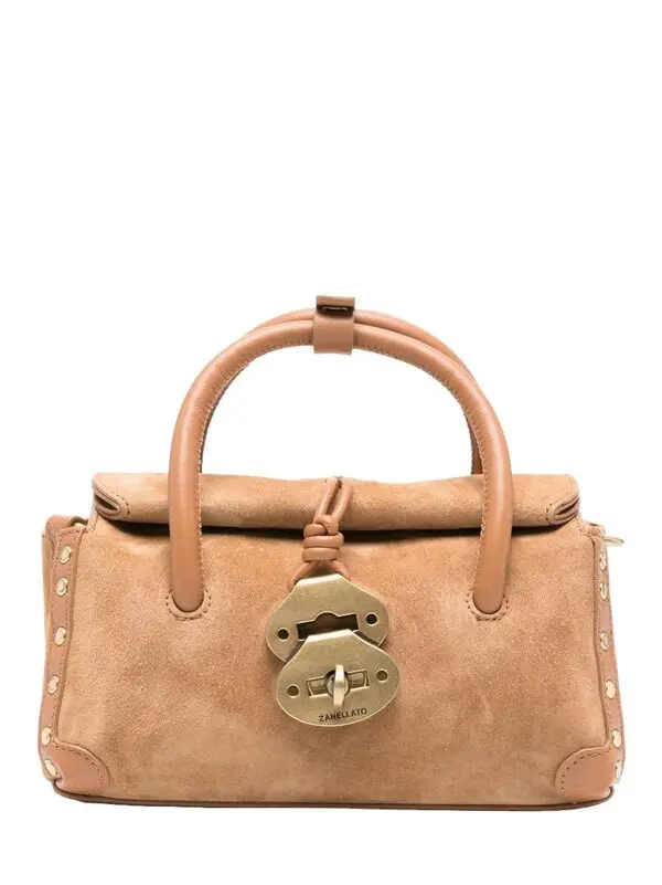 ZANELLATO Dotta Baby Leather Handbag - Brown