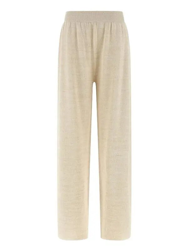 Fabiana Filippi Cotton Wide Leg Pants - White