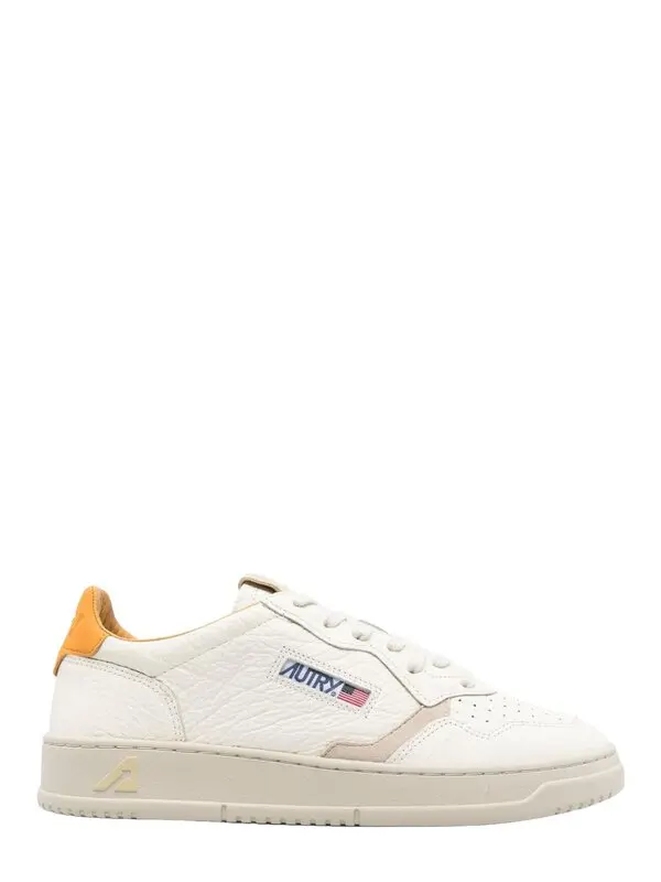 AUTRY Medialist Low Leather Sneakers - Golden