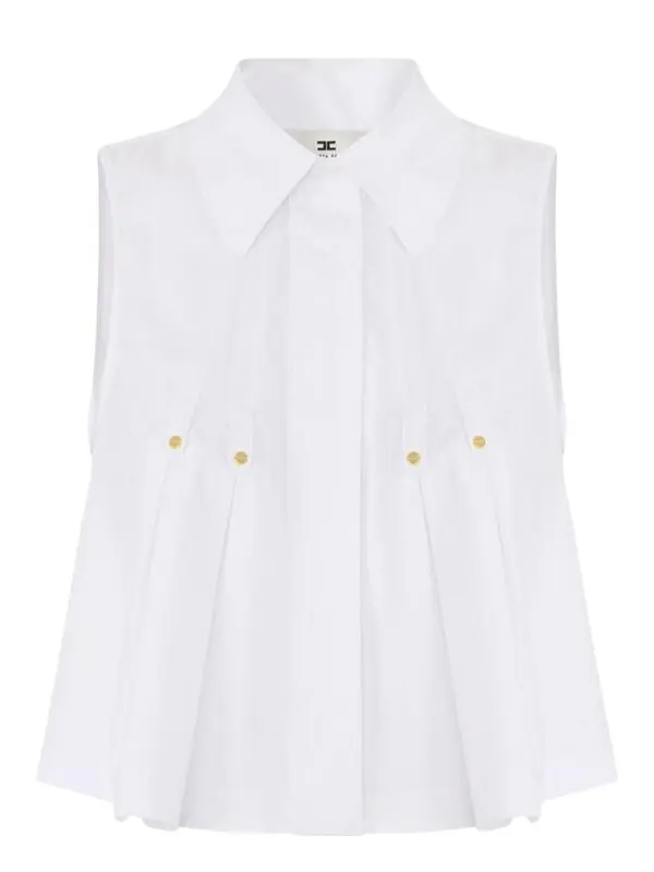 Elisabetta Franchi Cotton Shirt - White