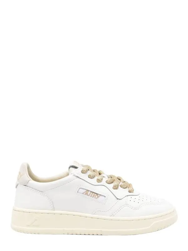 AUTRY Medialist Low Leather Sneakers - Golden