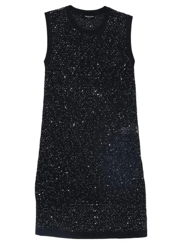 Fabiana Filippi Embellished Mini Dress - Blue