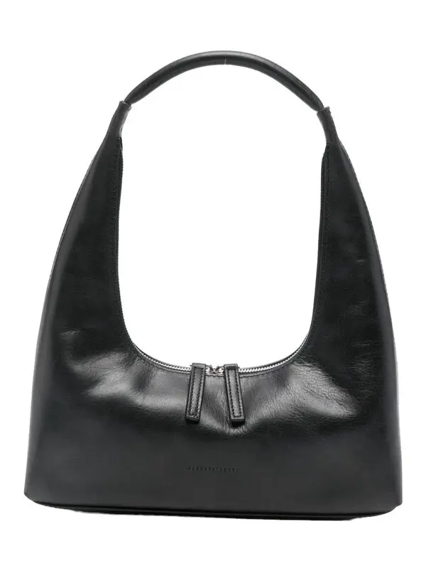 MARGESHERWOOD Leather Hobo Bag - Black
