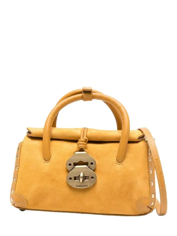 ZANELLATO Dotta Baby Leather Handbag - Yellow